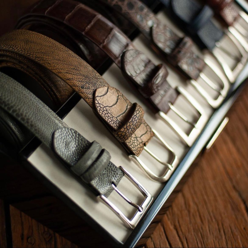 Handmade Leather Dress Belts - The Union Belts & Buckles Studio ...