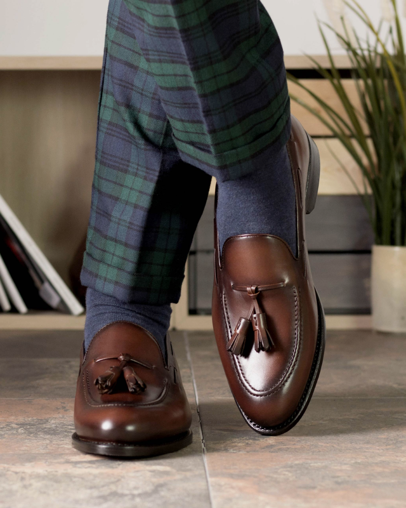 Thomas Medium Brown Tassel Loafer - Cobbler Union